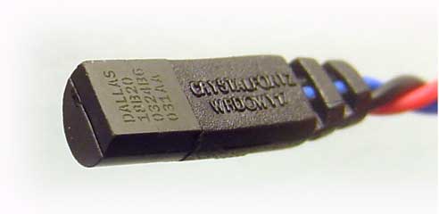 One-Wire Temperature Sensor (WRDOWY17) from Crystalfontz